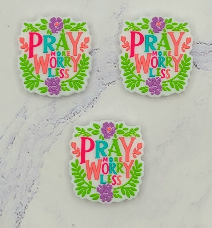 Pray More, Worry Less | Sassy Curl Designs, LLC