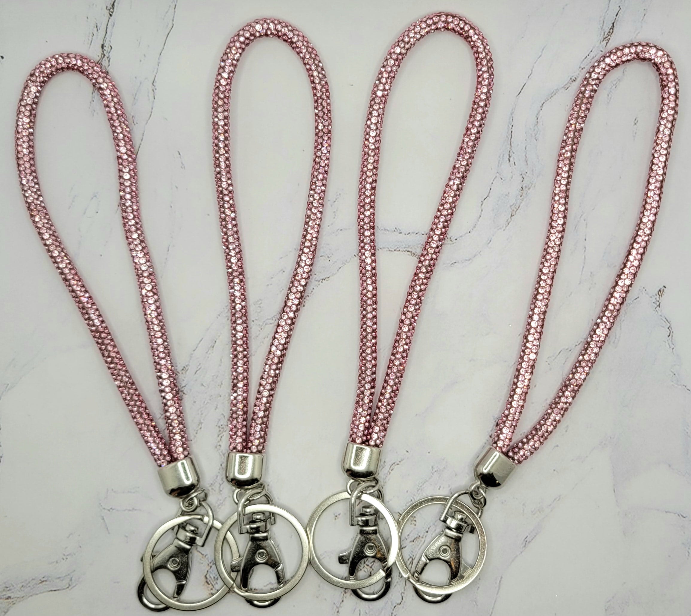 Pink Rhinestone Wristlet | Sassy Curl Designs, LLC