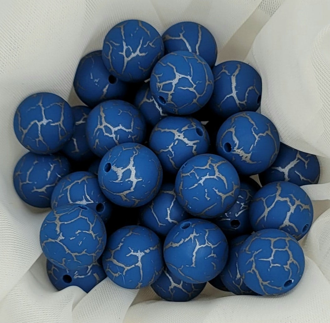 Cracked Navy Blue | Sassy Curl Designs, LLC